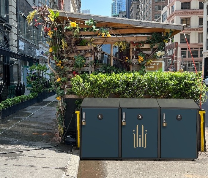 CITIBIN Trash and recycling enclosures for restaurants